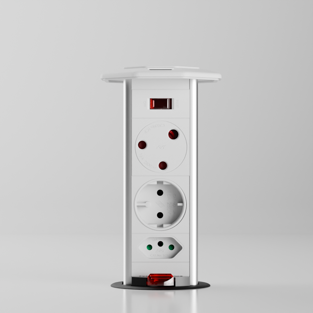 PD 5 Pull-Up Power Outlet – Power Logic