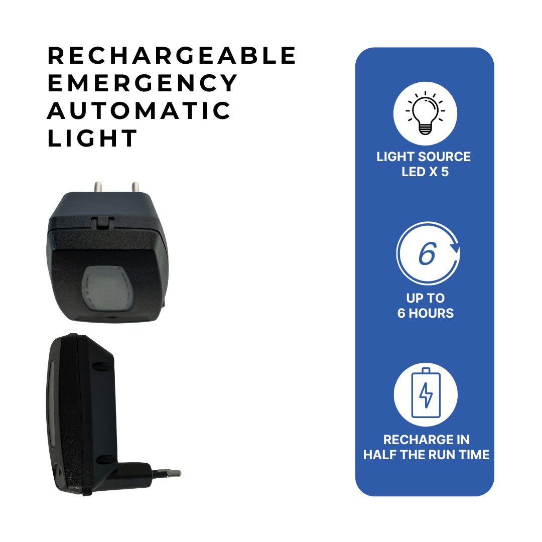 Rechargeable Emergency Automatic Light – Power Logic
