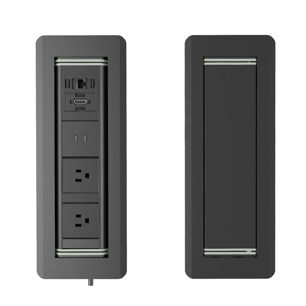 Rotadock Boardroom Power Outlet (US) – Power Logic